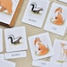 Woodland Animals Flash Cards, Printable Montessori Materials ...