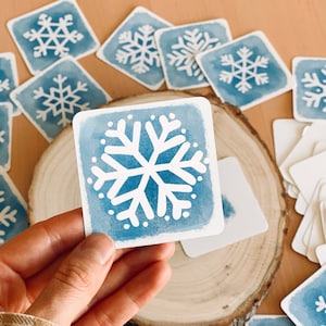 Snowflakes Study Activity Christmas Activities for Kids Montessori ...