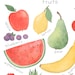 Fruits Poster Watercolor Educational Prints for Toddlers Printable ...