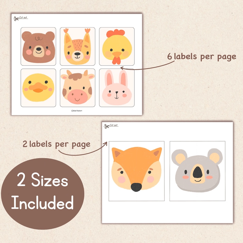 Animals Matching Game for Toddlers, Find a Pair Match Picture Activity ...