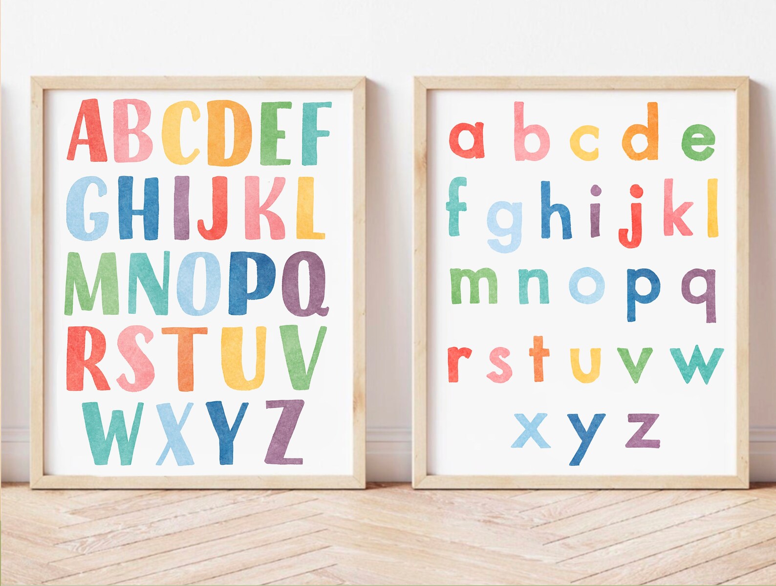 Set of 8 Watercolor Classroom Posters Educational Playroom Prints ...