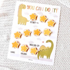 Dinosaur to Do List for Kids Printable Reward Chart Goal Chart for ...