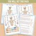 Human Skeleton Busy Book Page, Printable Montessori Materials ...