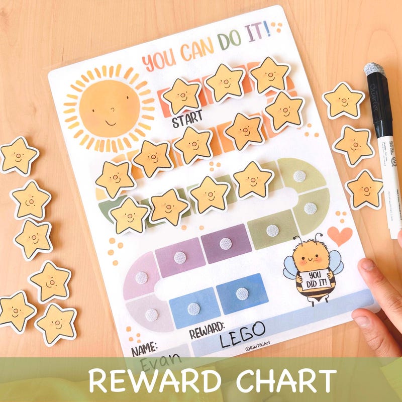 Kids Reward Tracker - Etsy New Zealand