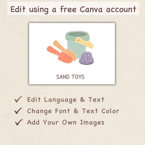 Editable Toy Bin Labels - Playroom Storage Box Organization, Daycare ...
