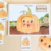 Pumpkin Emotions Activity Behavior Chart for Kids Printable Montessori ...
