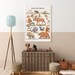 Woodland Animals Educational Posters Montessori Nursery Downloadable ...