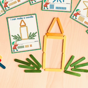 Winter Popsicle Sticks Mats Printable Christmas Activities for Kids ...