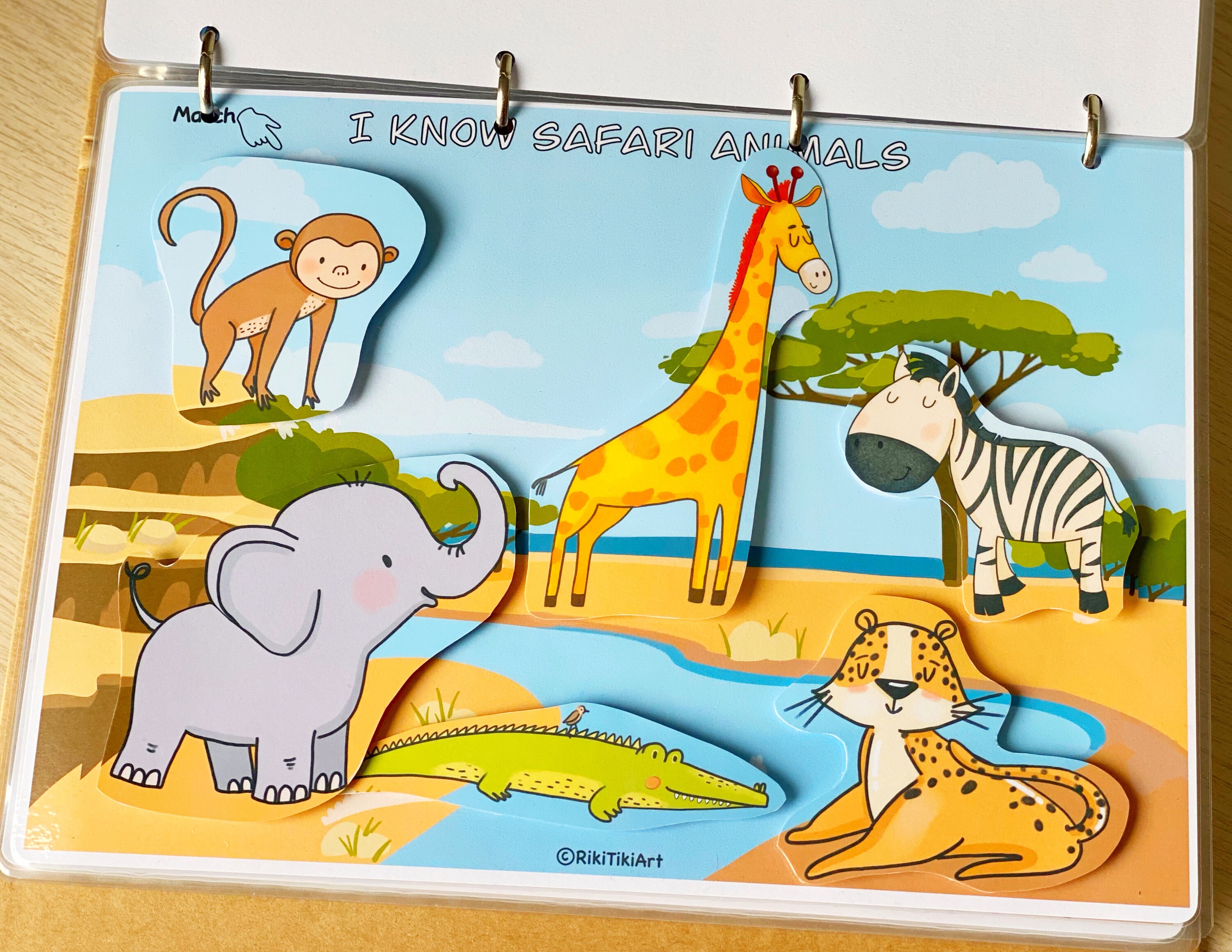 World Animals Busy Book Printable Preschool Curriculum | Etsy Canada