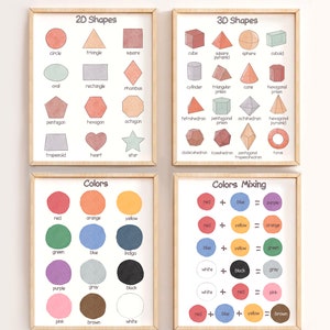 30 Classroom Posters Educational Wall Art Printable Playroom Wall Decor ...