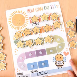 Printable Reward Chart for Kids Toddler Goal Chart Printable Kids ...