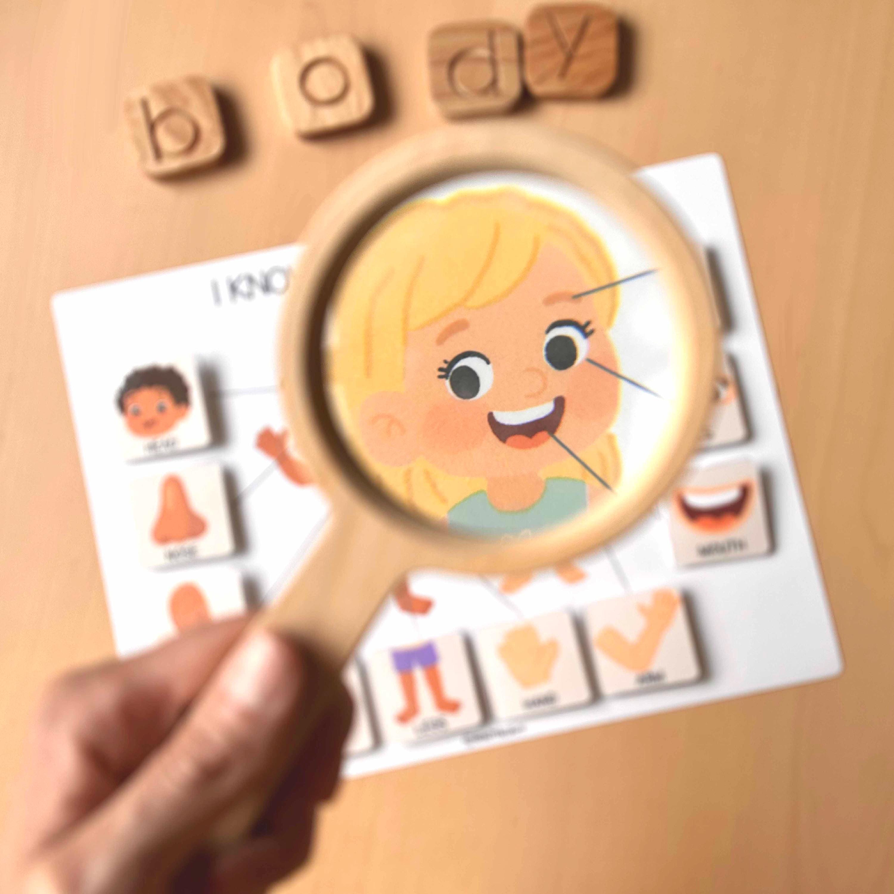 Body Parts Matching Activity for Kids – Human Anatomy Preschool ...