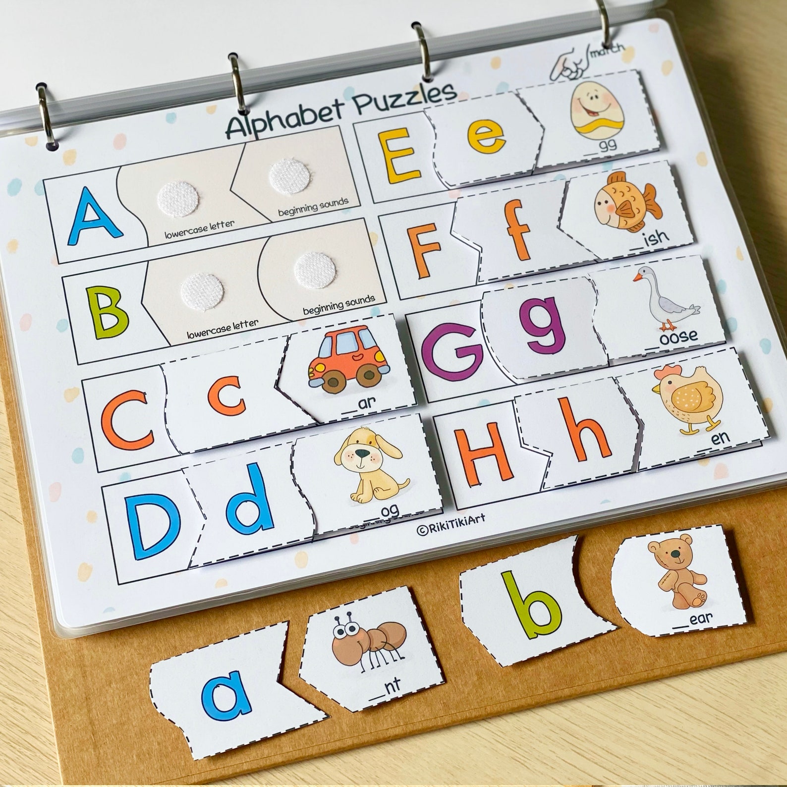 Alphabet Busy Book Printable ABC Quiet Book Toddler Busy - Etsy
