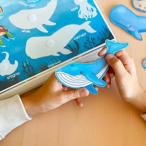 Ocean Animals Toddler Busy Book Printable Learning Binder Homeschool ...