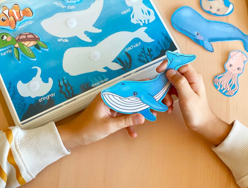 Ocean Animals Toddler Busy Book Printable Learning Binder - Etsy