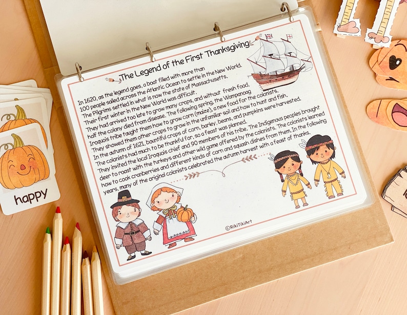 Thanksgiving Busy Book Printable Kids Activity Book Toddler - Etsy