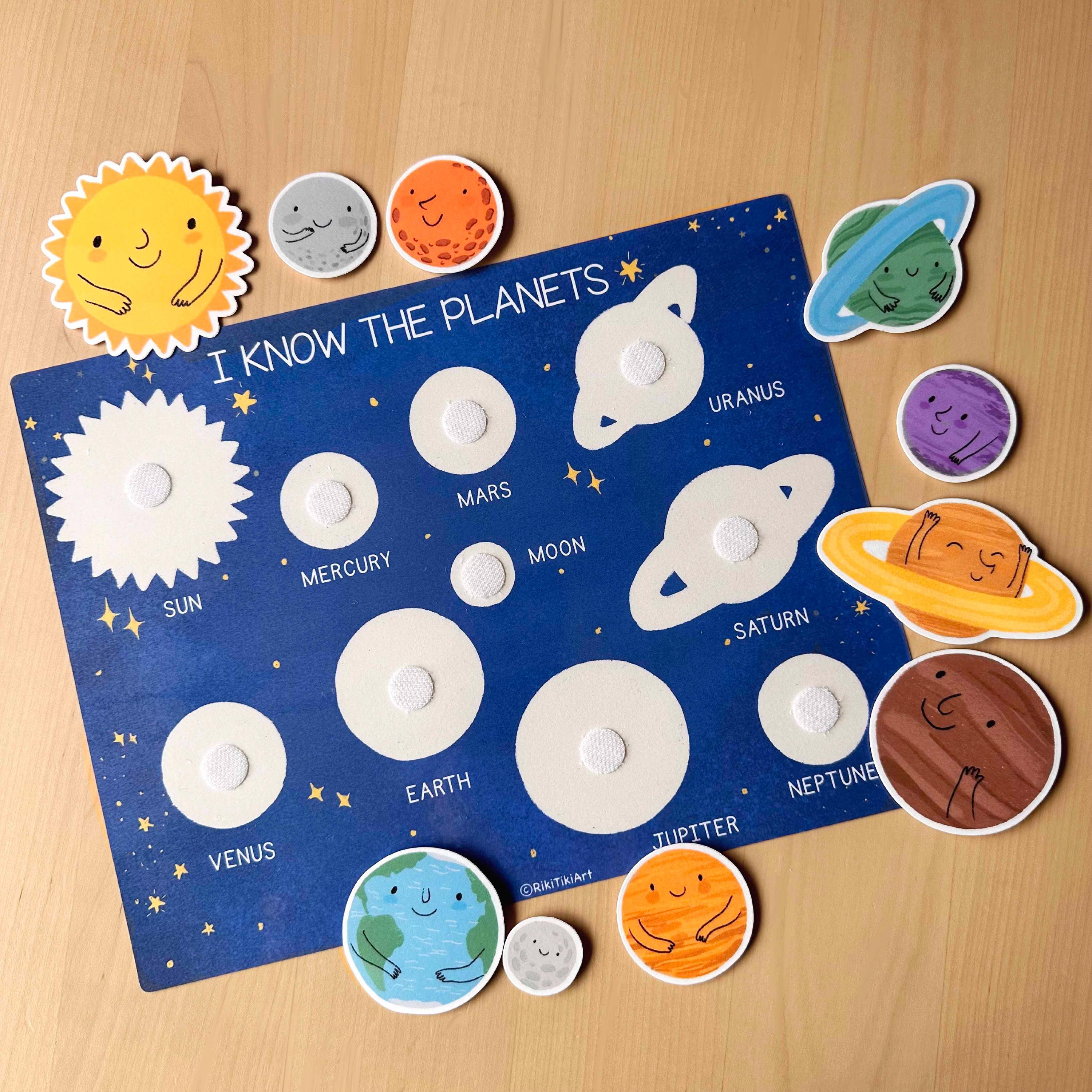 Solar System Worksheet Printable Montessori Solar System Activity ...