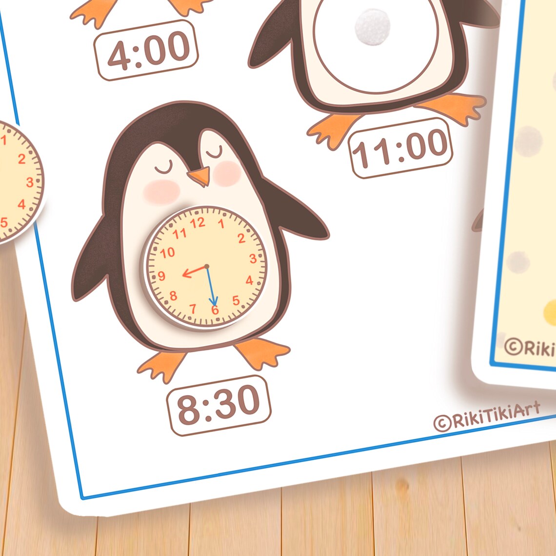Printable Clock for Kids Printable Educational Activities - Etsy