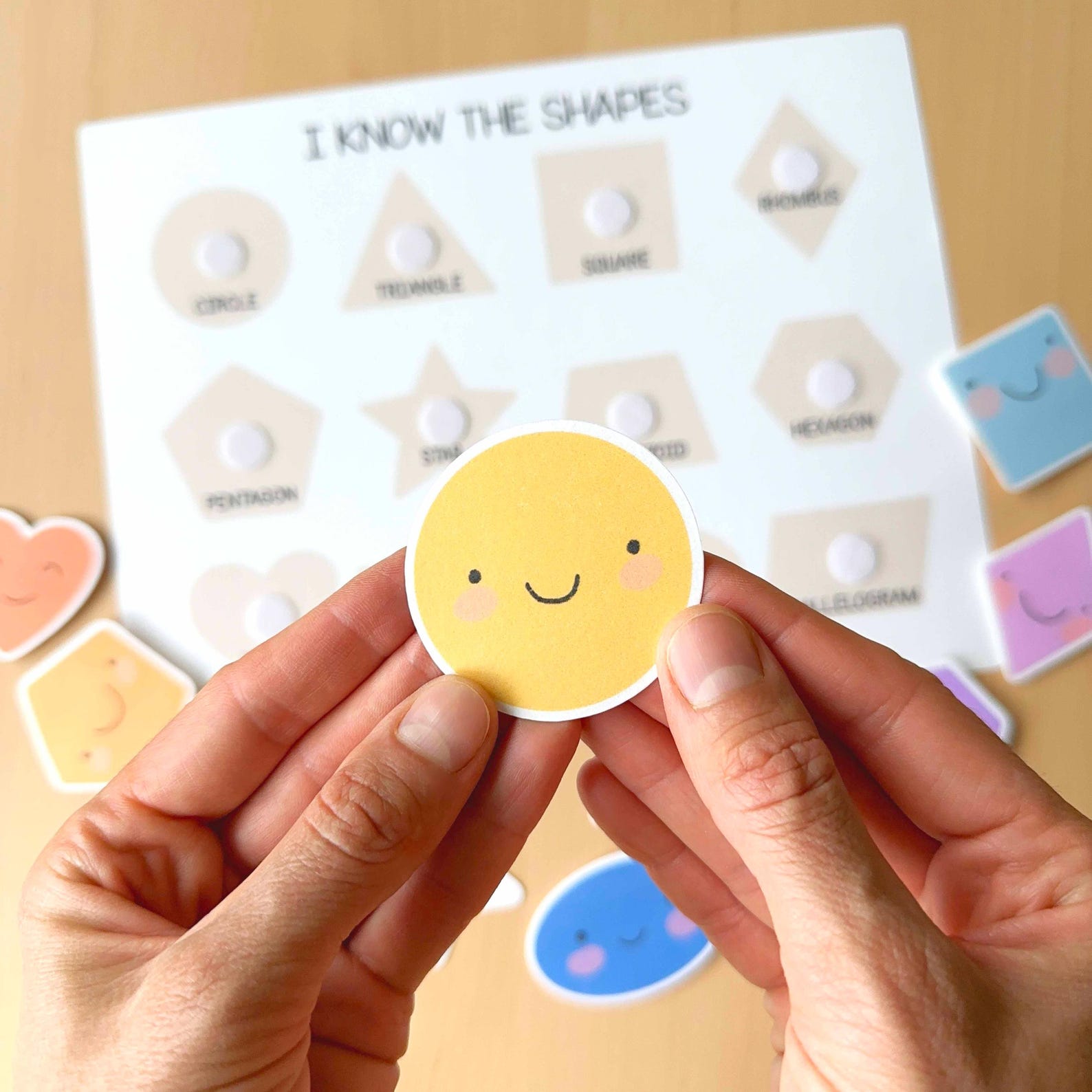 Shapes Matching Activity: Montessori Toddler Printable (PDF Download ...