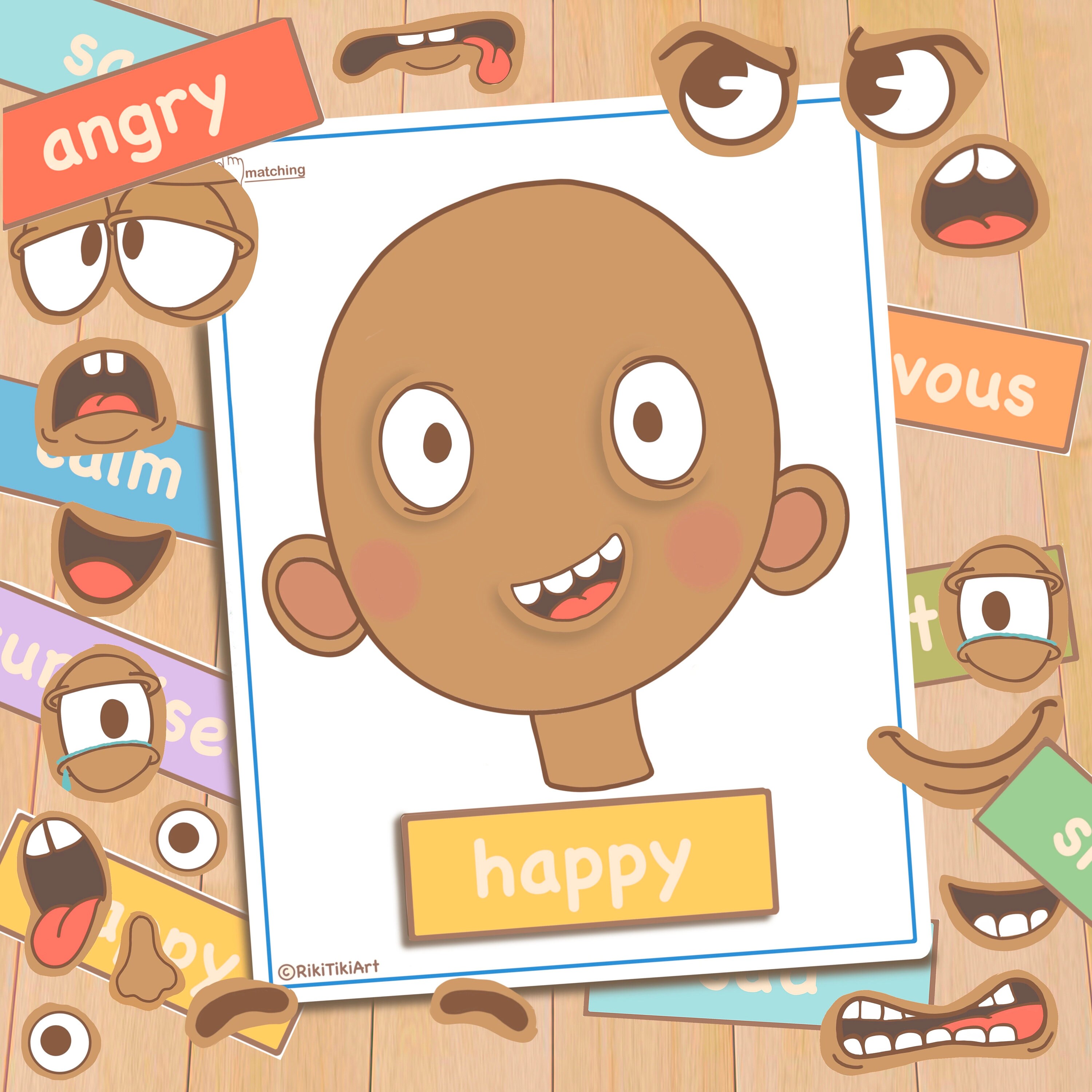 Emotions Toddler Activities Printable Montessori Materials - Etsy Canada