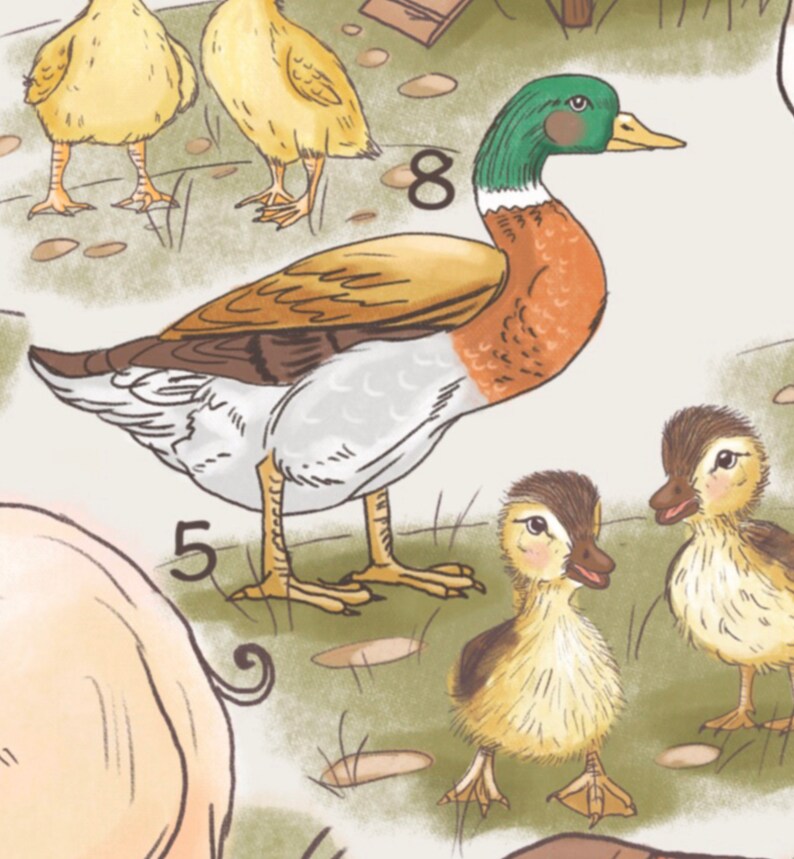 Farm Animals Educational Posters Homeschool Classroom | Etsy