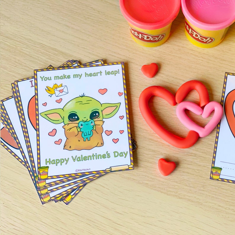 Play Doh Mats Valentines Day Gift for Toddler Printable Play | Etsy