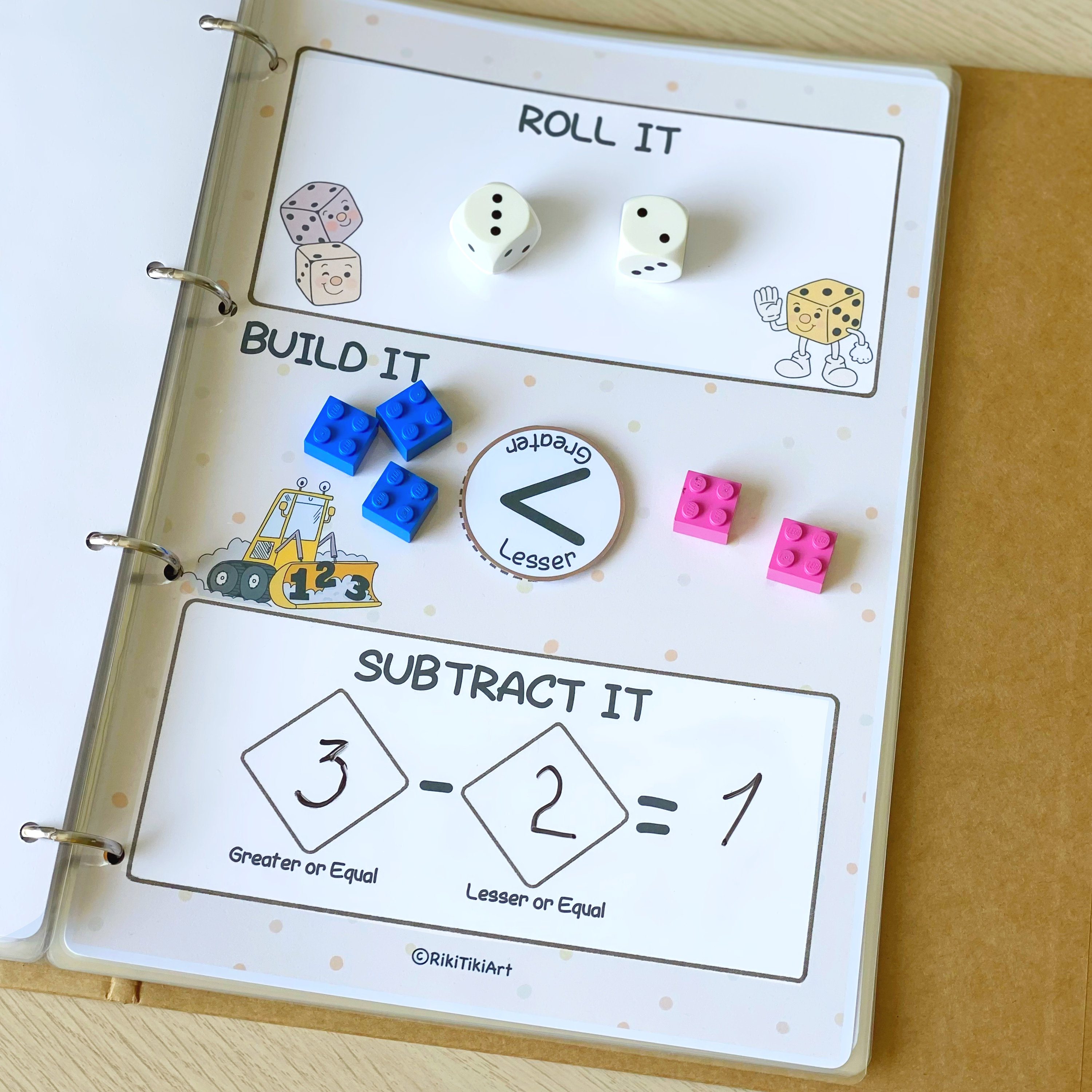 Maths Busy Book Printable Toddler Activities Preschool Curriculum ...