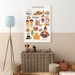 Thanksgiving Poster Playroom Printable Wall Art Fall Nursery ...