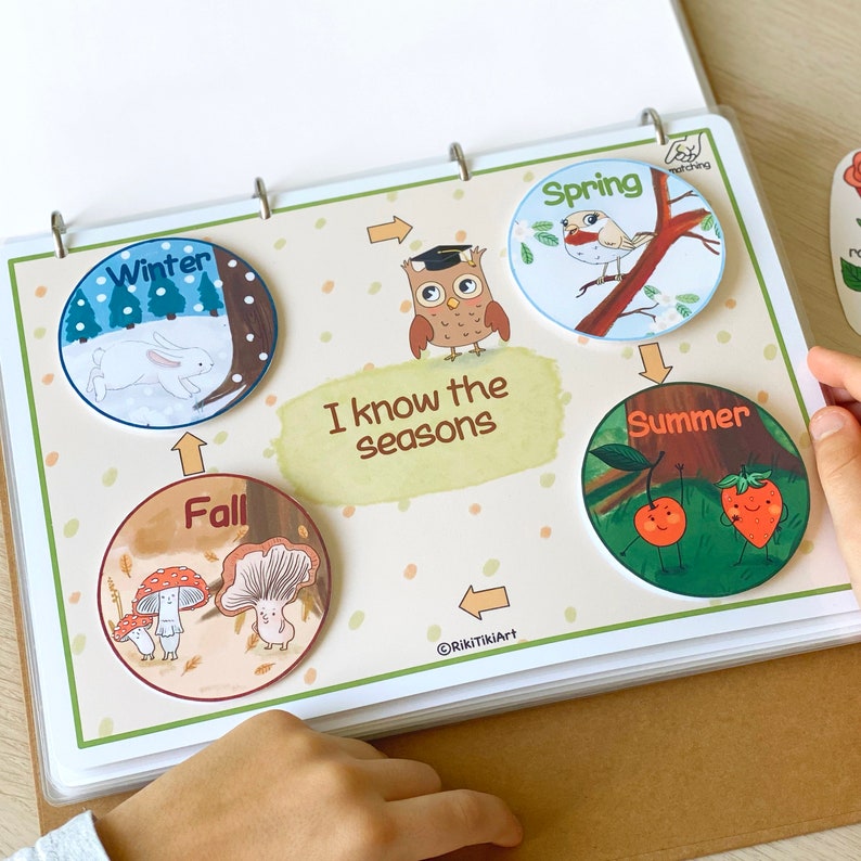 Summer Busy Book Printable Toddler Activities Preschool - Etsy