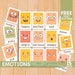 Emotions Flash Cards, Montessori Printable, Preschool Curriculum ...