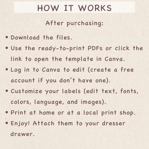 140 Toddler Dresser Labels Editable Clothing Drawer Signs Closet Labels ...