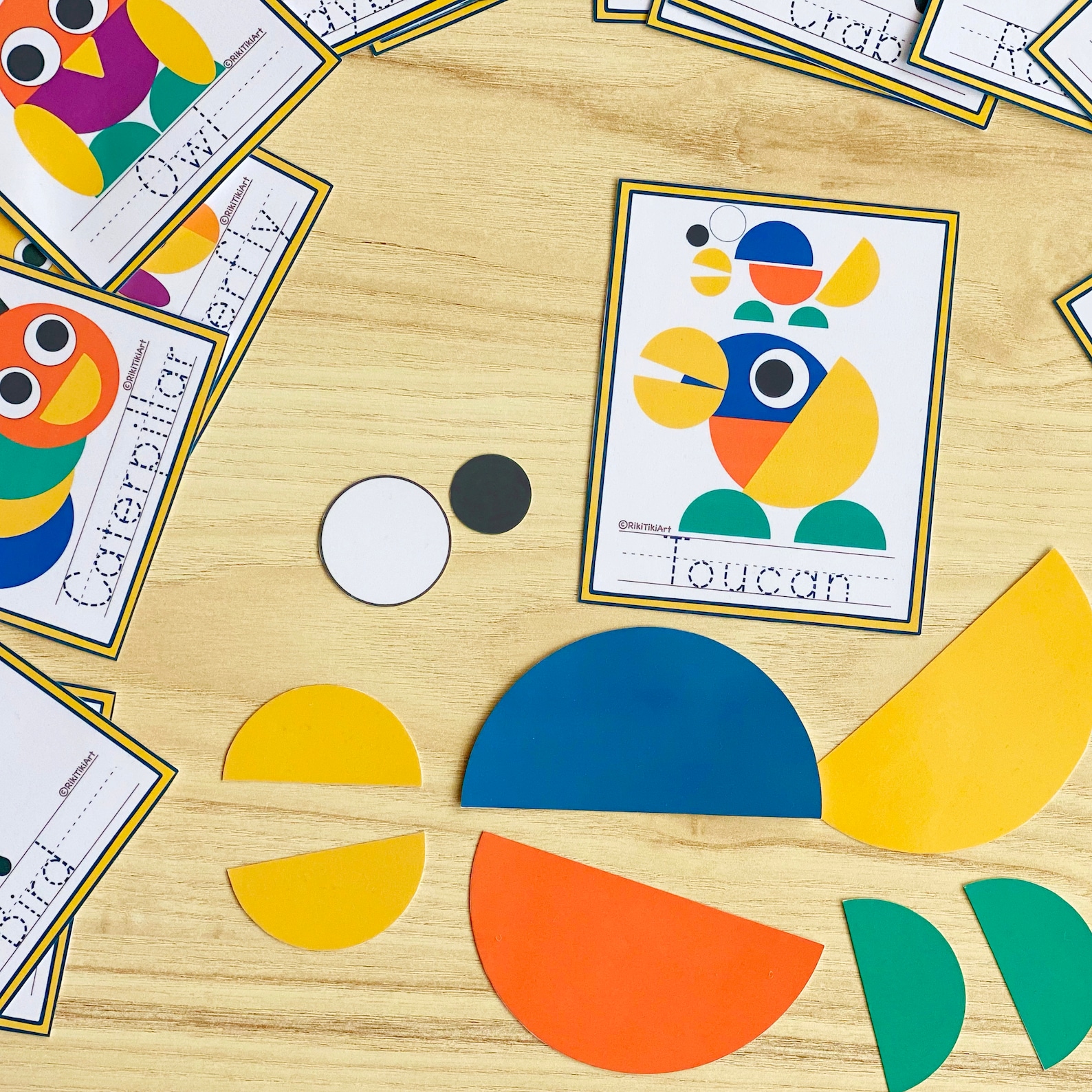 Montessori Printable Puzzle Preschool Toddler Activities - Etsy