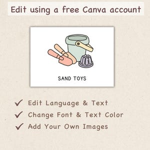 Storage Box Labels Editable Toy Bin Labels Ikea Trofast Labels, Toy Box ...