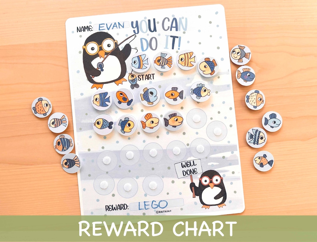 Penguin Reward Chart: Winter Routine Tracker (digital Download) - Etsy