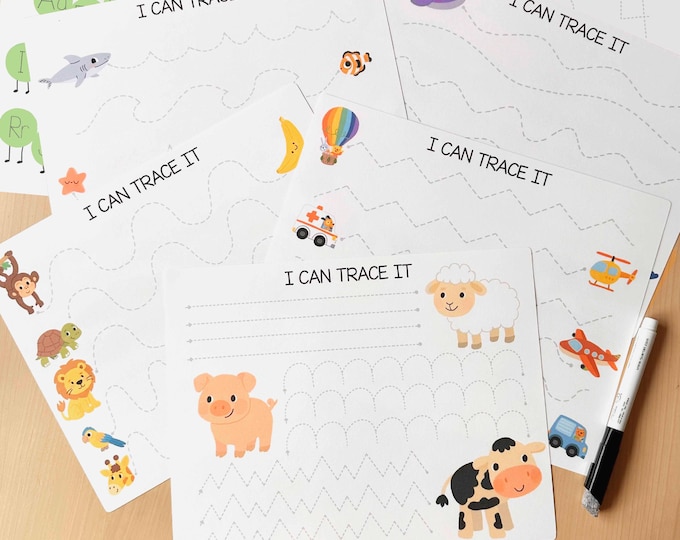 Tracing Worksheets, Handwriting Practice Sheets, Preschool Printables ...