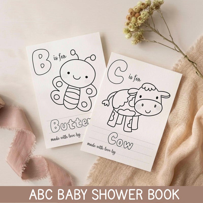 Baby Shower Book Keepsake - Etsy