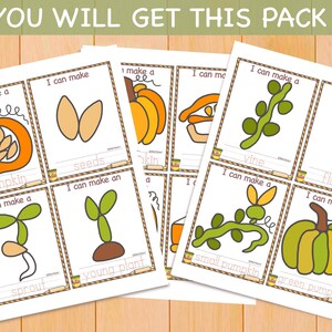 Pumpkin Play Dough Mats Fall Fine Motor Skills Pumpkin Activity Kids ...