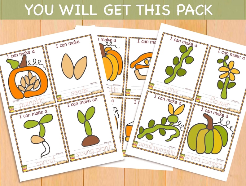 Pumpkin Play Dough Mats: Fall Fine Motor Activity (digital Download) - Etsy