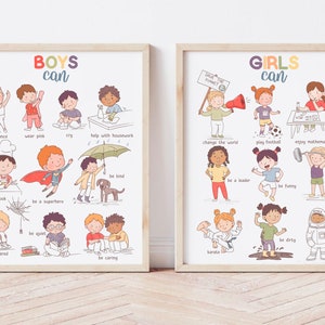 Set of 8 Calm Down Posters School Counselor Therapy Office Decor Growth ...