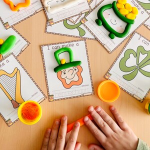 St Patricks Day Play Dough Mats Preschool Activities for Kids ...