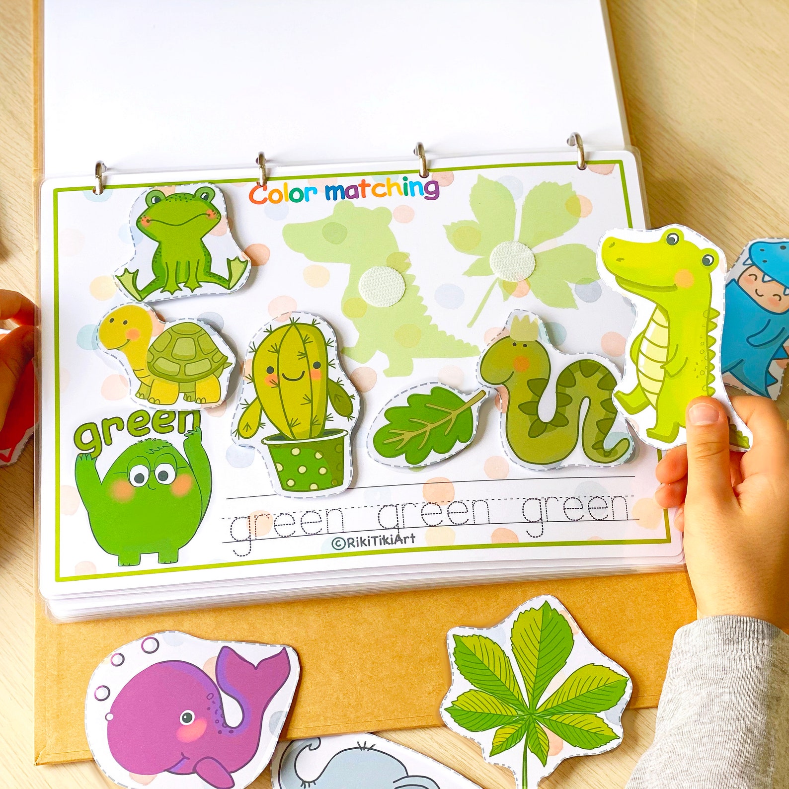 Color Sorting Activity Personalized Preschool Busy Book Printable ...