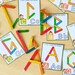 ABC Popsicle Sticks Alphabet Activity Game for Toddlers Montessori ...