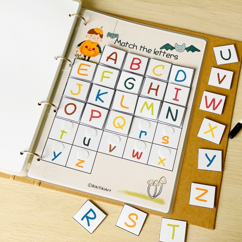 Halloween Busy Book Printable Toddler Learning Book Halloween ...