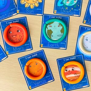 Solar System Play Dough Mats Astronomy Play Doh Activity Mats ...