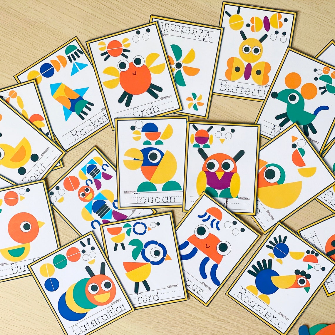 Montessori Printable Puzzle Preschool Toddler Activities - Etsy