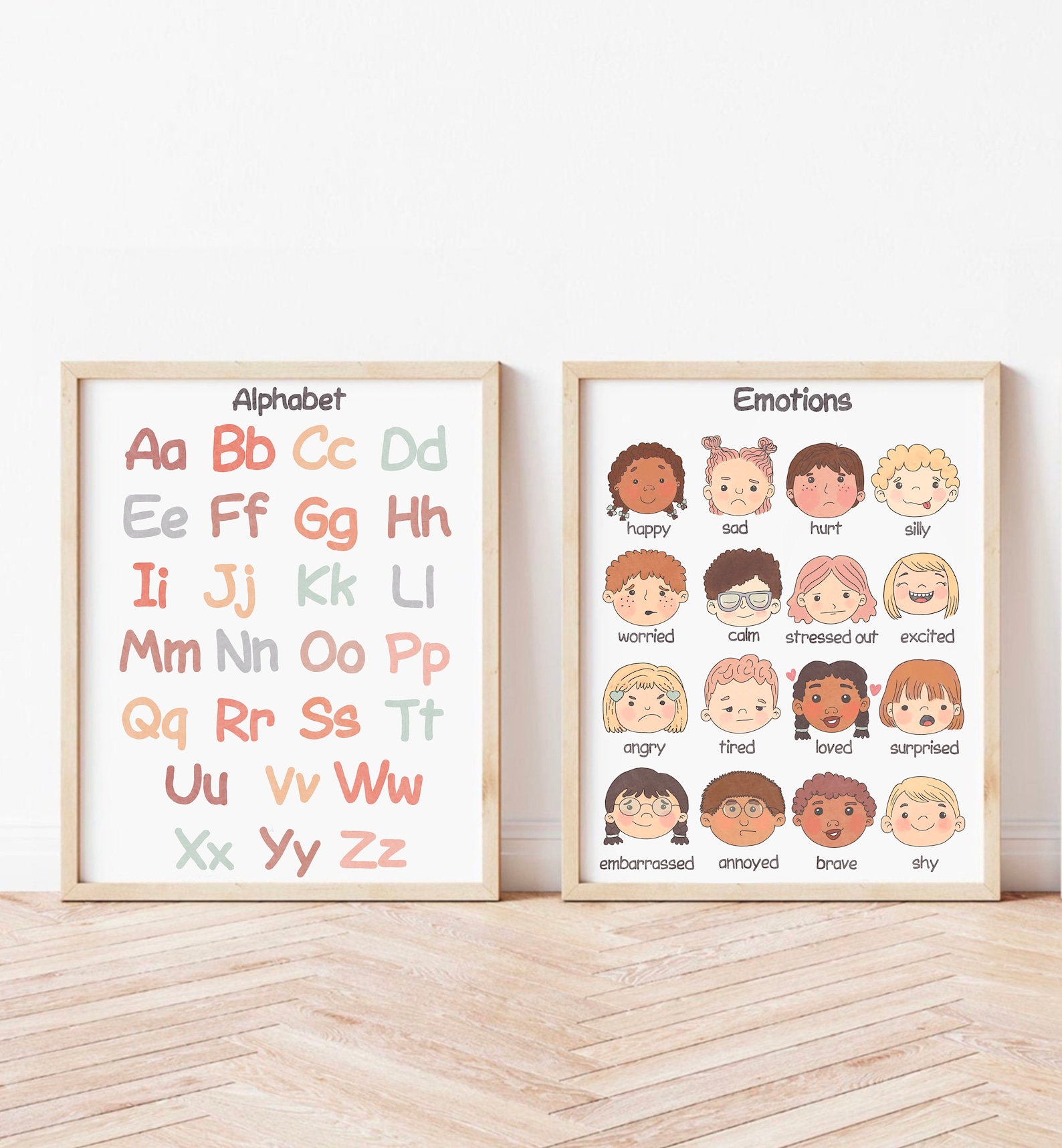 Homeschool Prints Set of 12 Educational Posters for Toddlers - Etsy