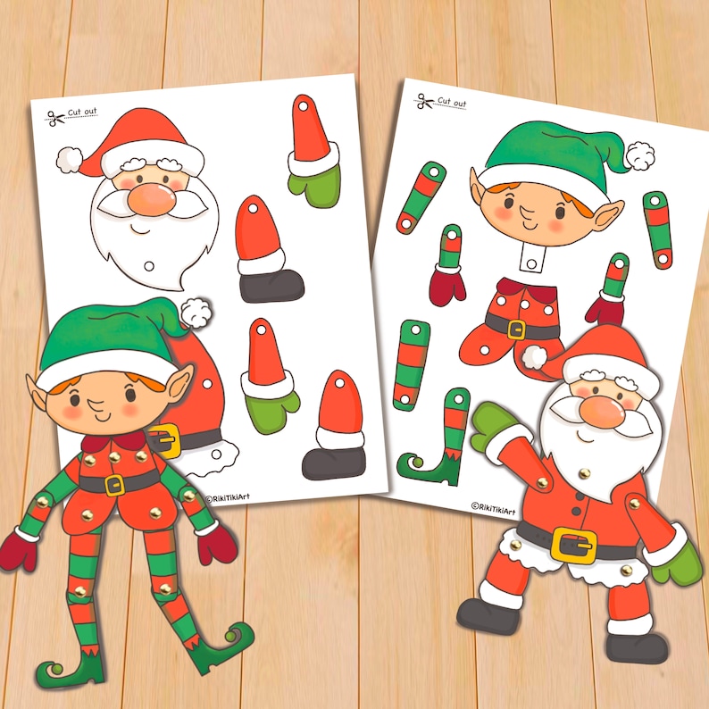 Christmas Busy Book for Toddler Printable Homeschool Resources | Etsy