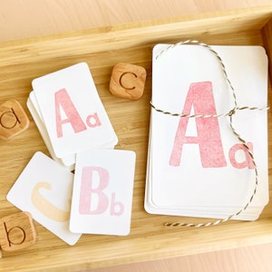 Alphabet Flash Cards Beginning Sounds Cards Learning ABC Flashcards ...