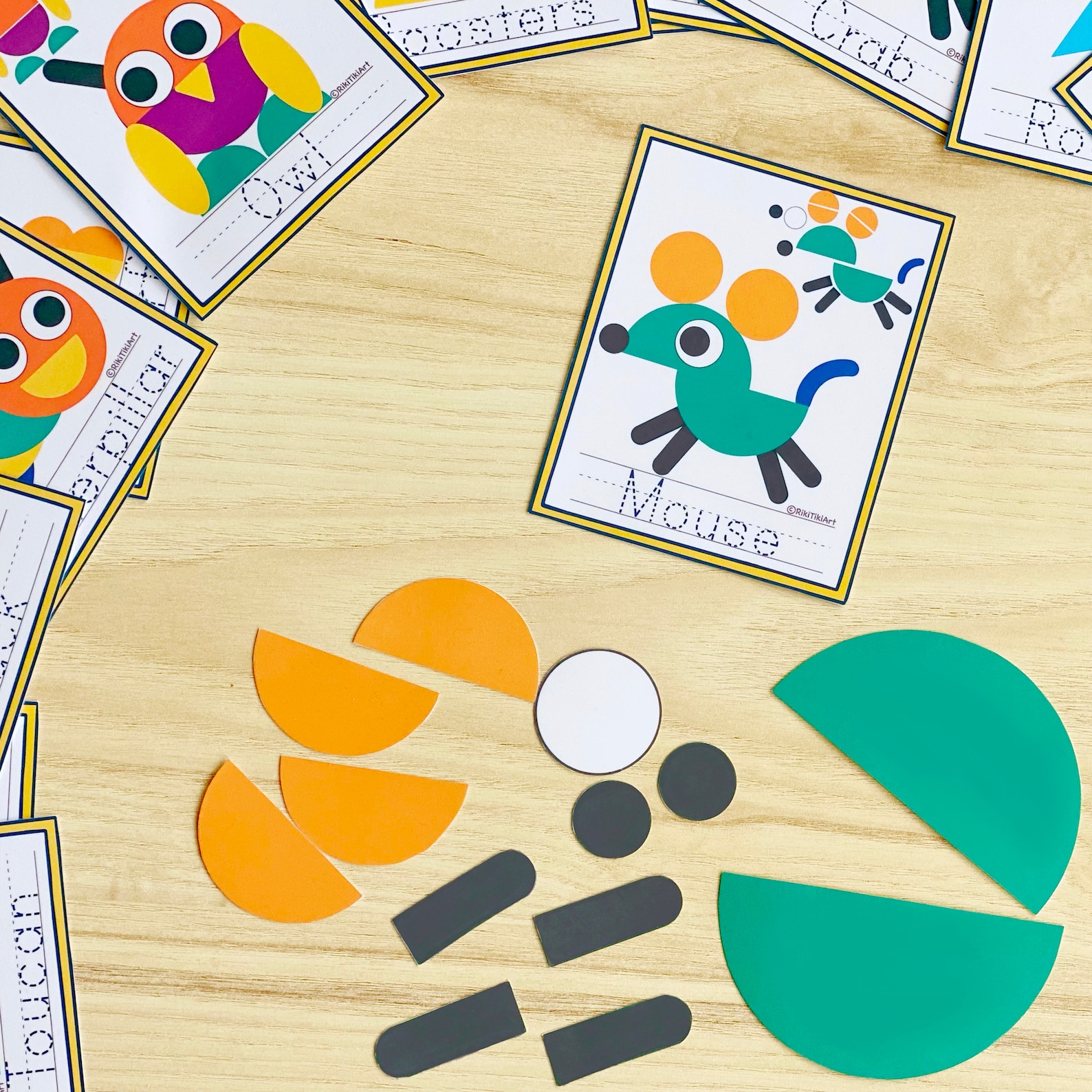 Montessori Printable Puzzle Preschool Toddler Activities - Etsy