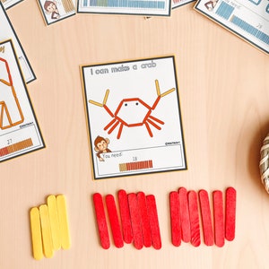 Animals Popsicle Sticks Activity for Toddlers Montessori Printable ...